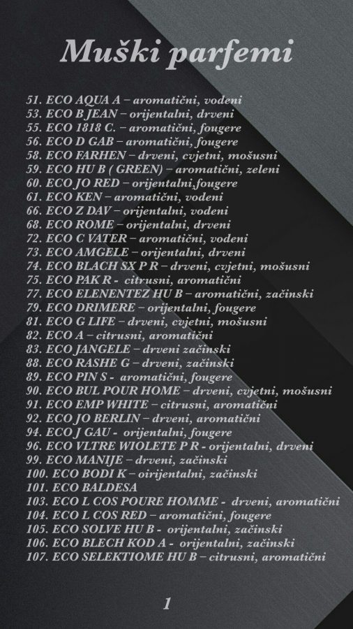 ECONOMIC PARFEMI – CANDYMIX